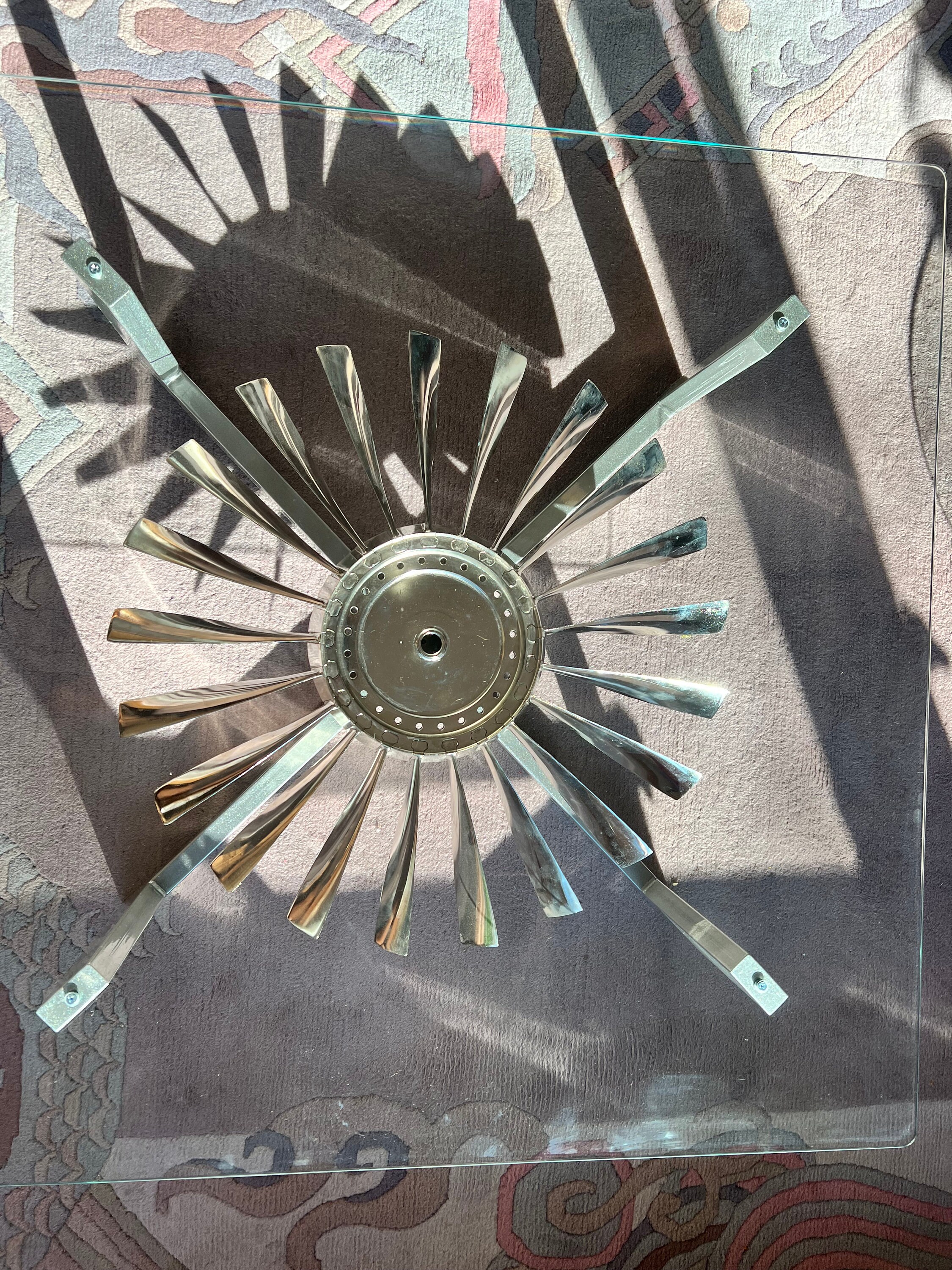 Jet Engine Fan Living Room Table - Etsy
