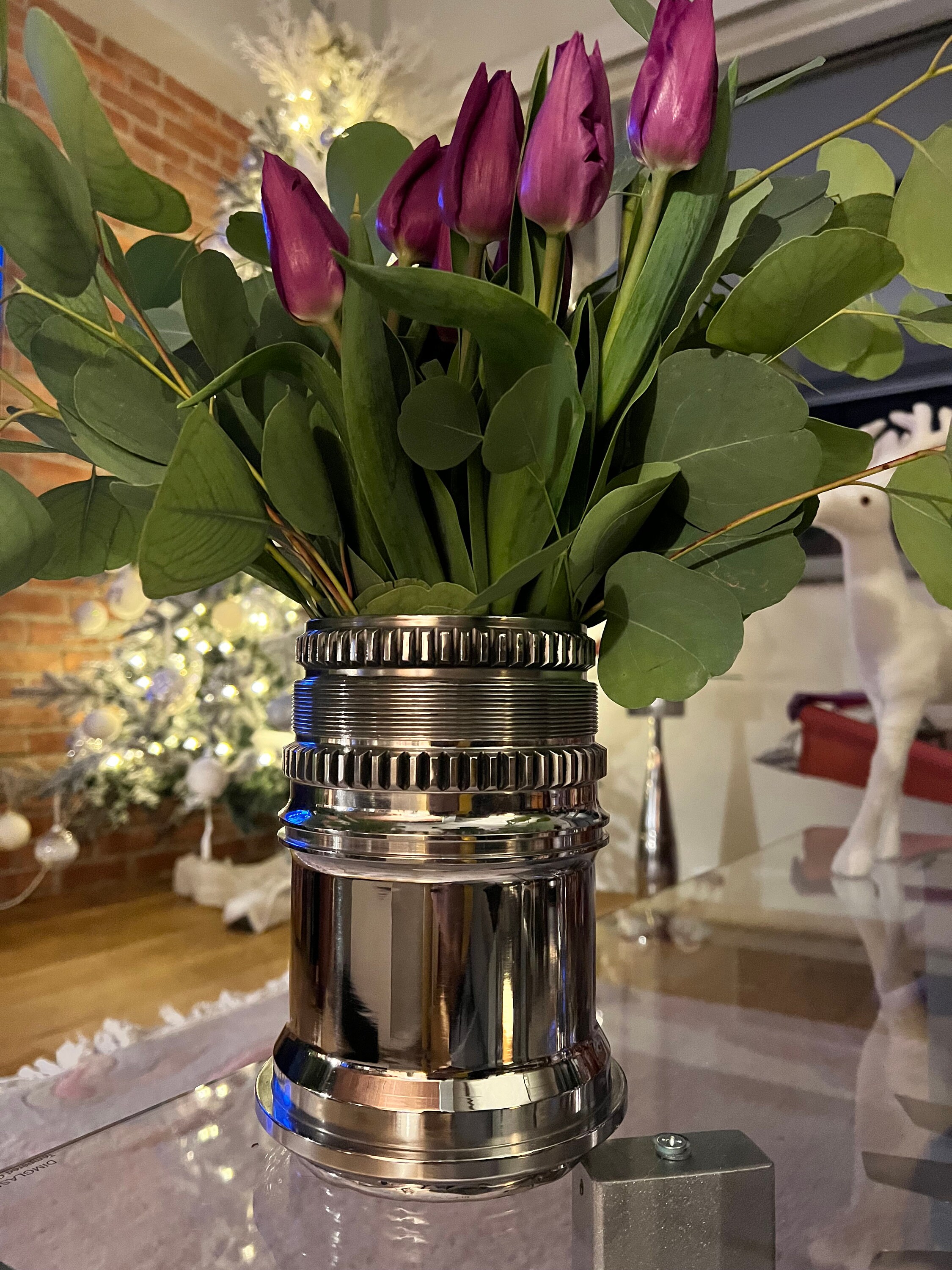 Turbine Engine Shaft Flower Vase - Etsy