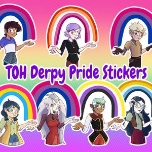 Derpy the Owl House Pride Stickers - Etsy