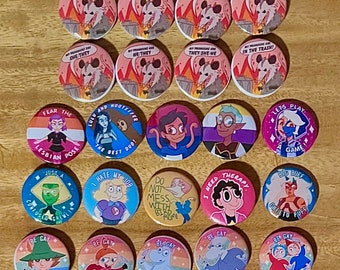 Fandom Buttons - Etsy