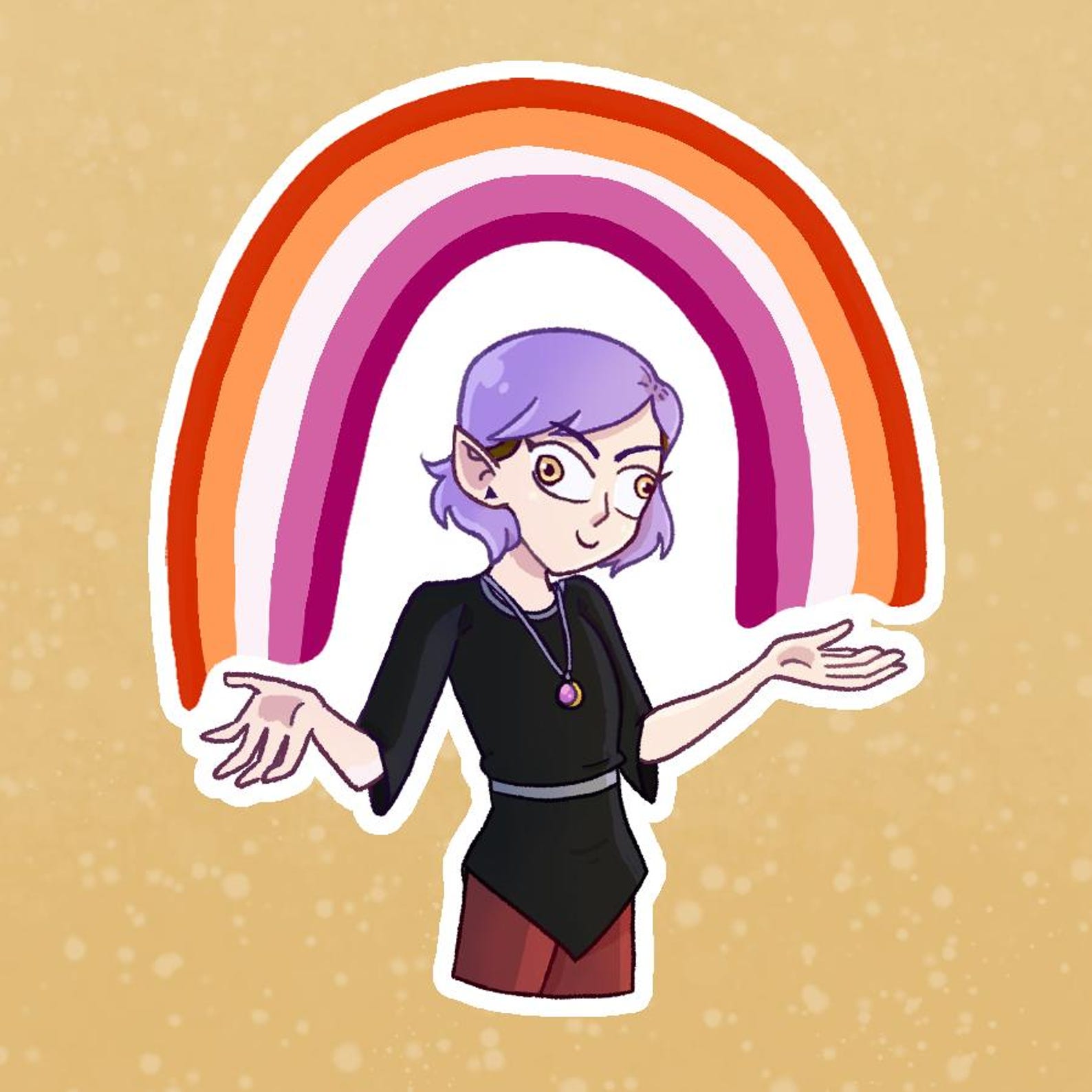 Derpy the Owl House Pride Stickers - Etsy