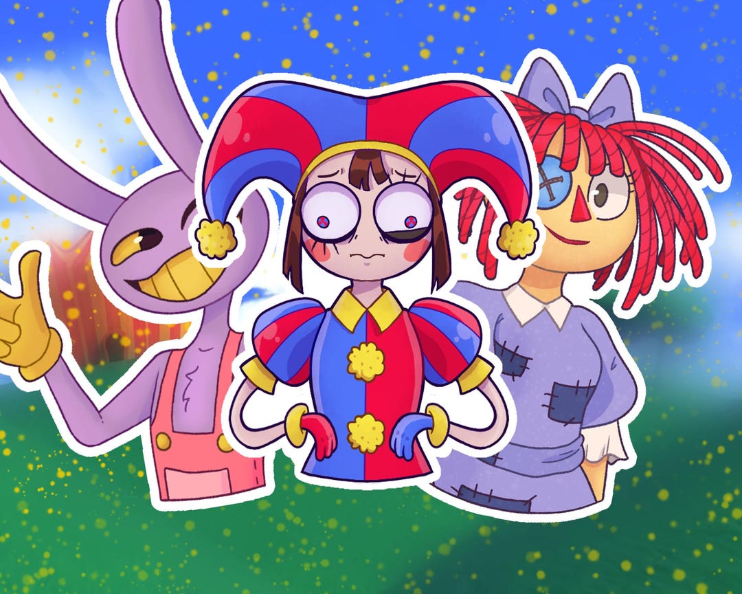 The Amazing Digital Circus Stickers - Etsy