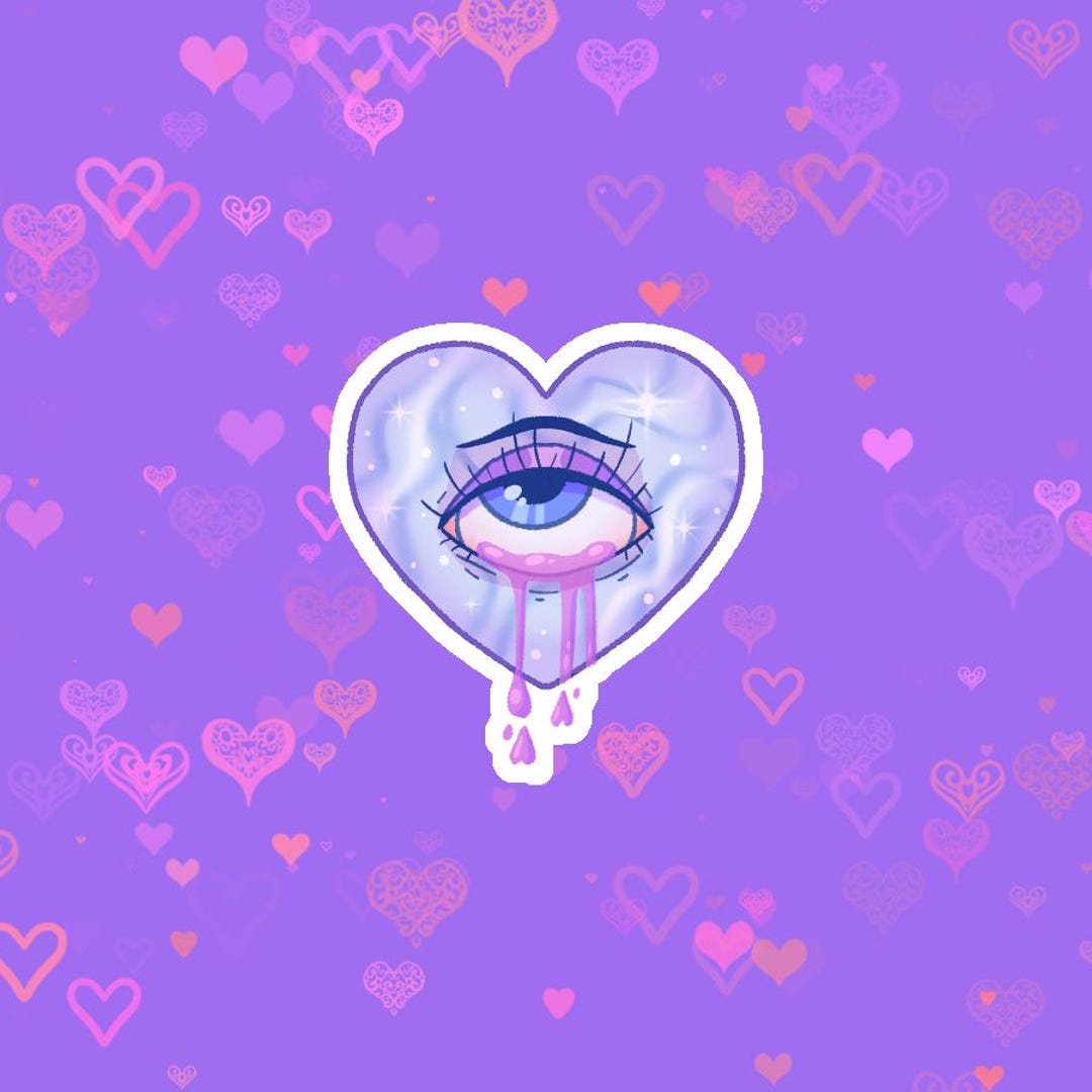 Magical Crying Eye Sticker - Etsy