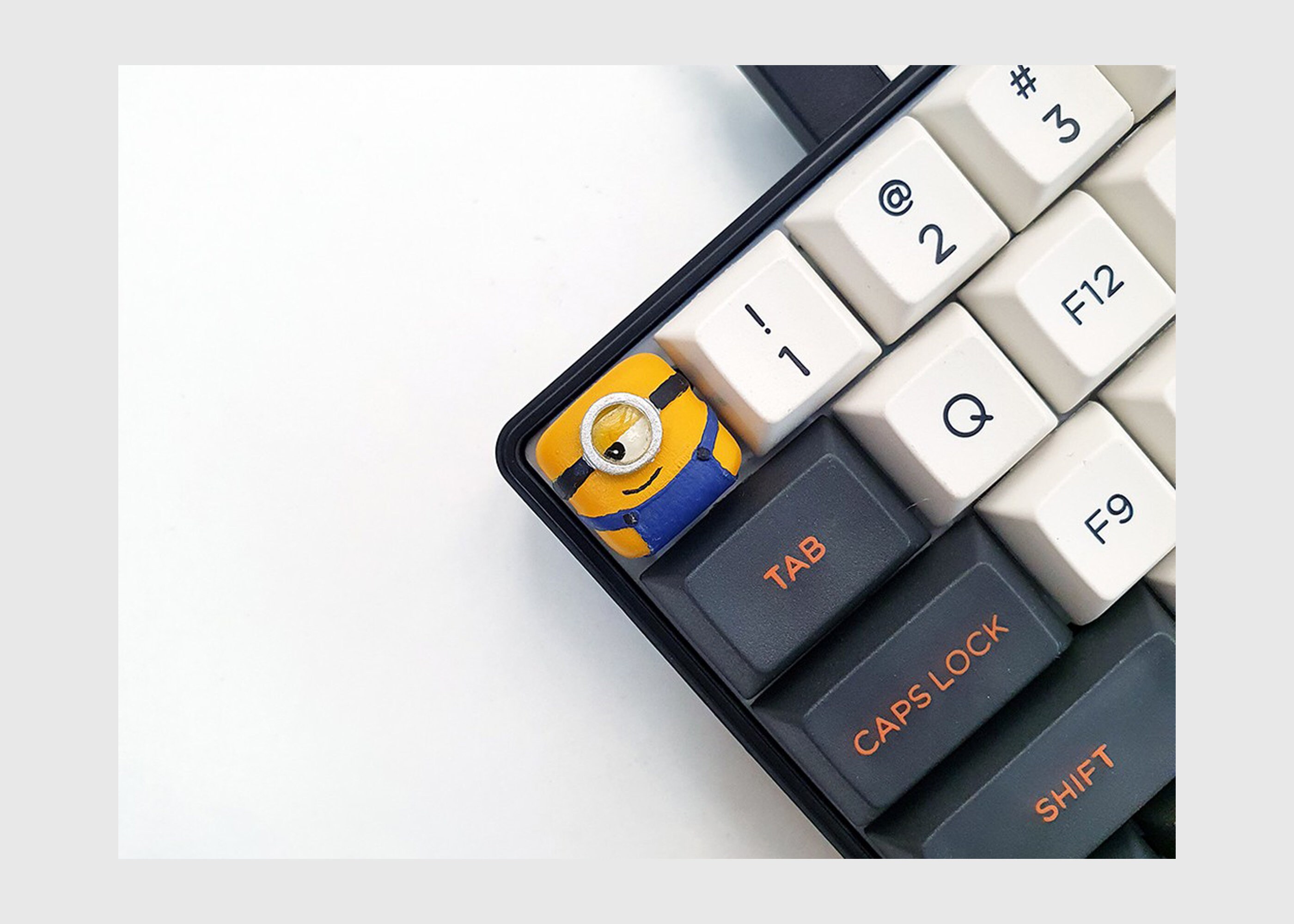 Minion Keycap Funny Keycaps Despicable Me Keycap Handmade | Etsy