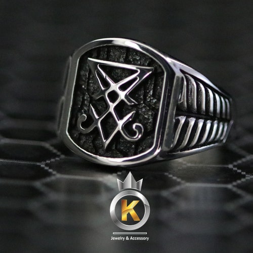 Lucifer Ring Sigil of Lucifer Satan Lucifer Silver 925 Lucifer - Etsy
