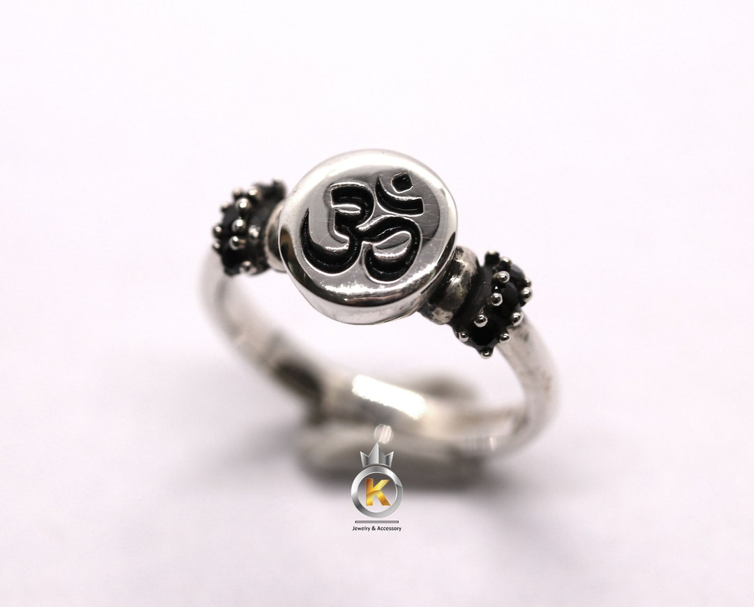 OHM Symbol OHM Ring Ganesha OHM Ring Minimal Ohm Ring Silver 925 - Etsy