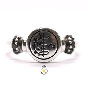 Asmodeus Ring Sigil of Asmodeus Silver 925 Asmodeus Minimal Ring - Etsy