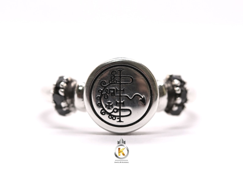 Asmodeus Ring Sigil of Asmodeus Silver 925 Asmodeus Minimal - Etsy