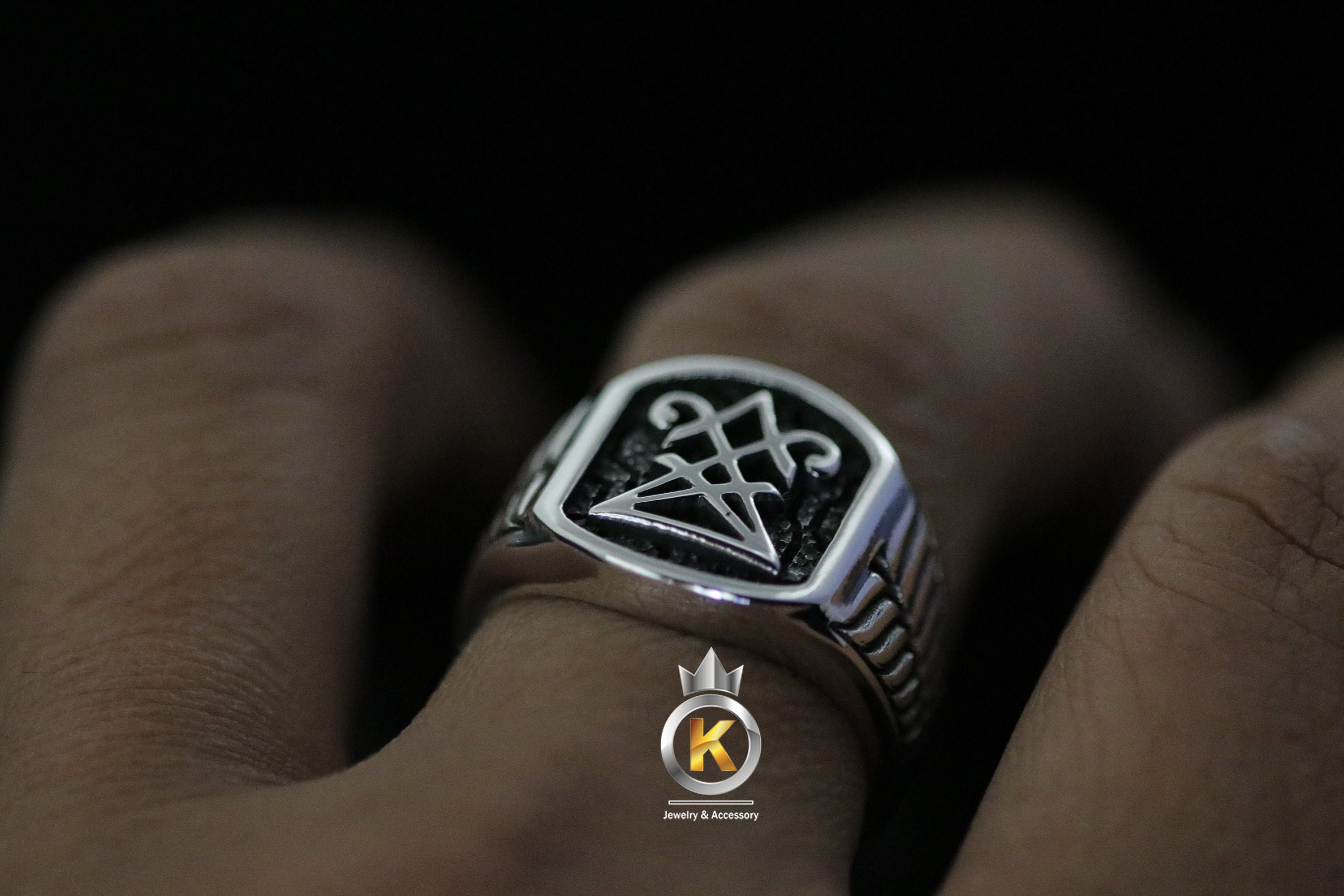 Lucifer Ring Sigil of Lucifer Satan Lucifer Silver 925 Lucifer - Etsy
