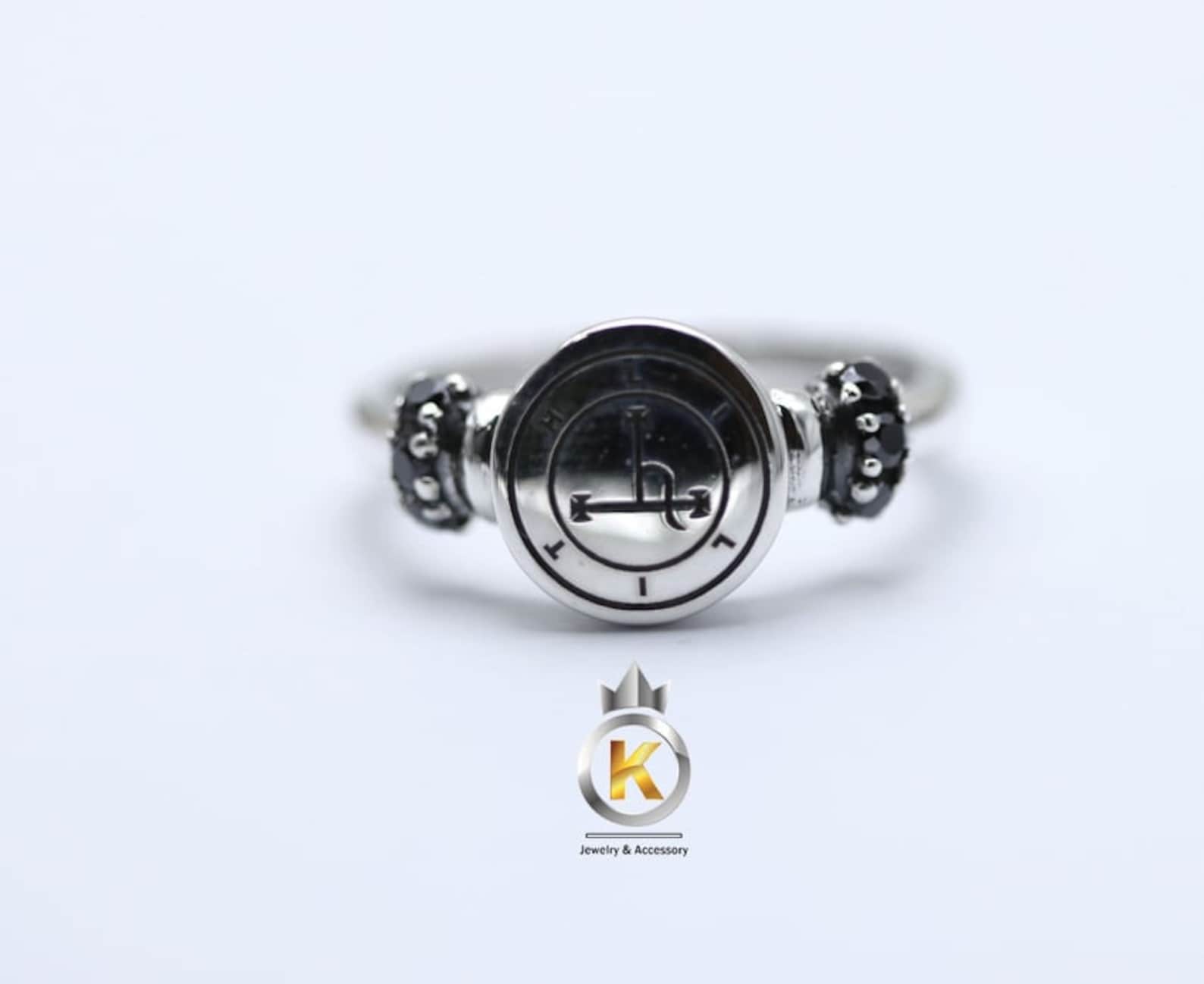 Lilith Signet Ring Minimal Lilith Ring Women Lilith Ring - Etsy