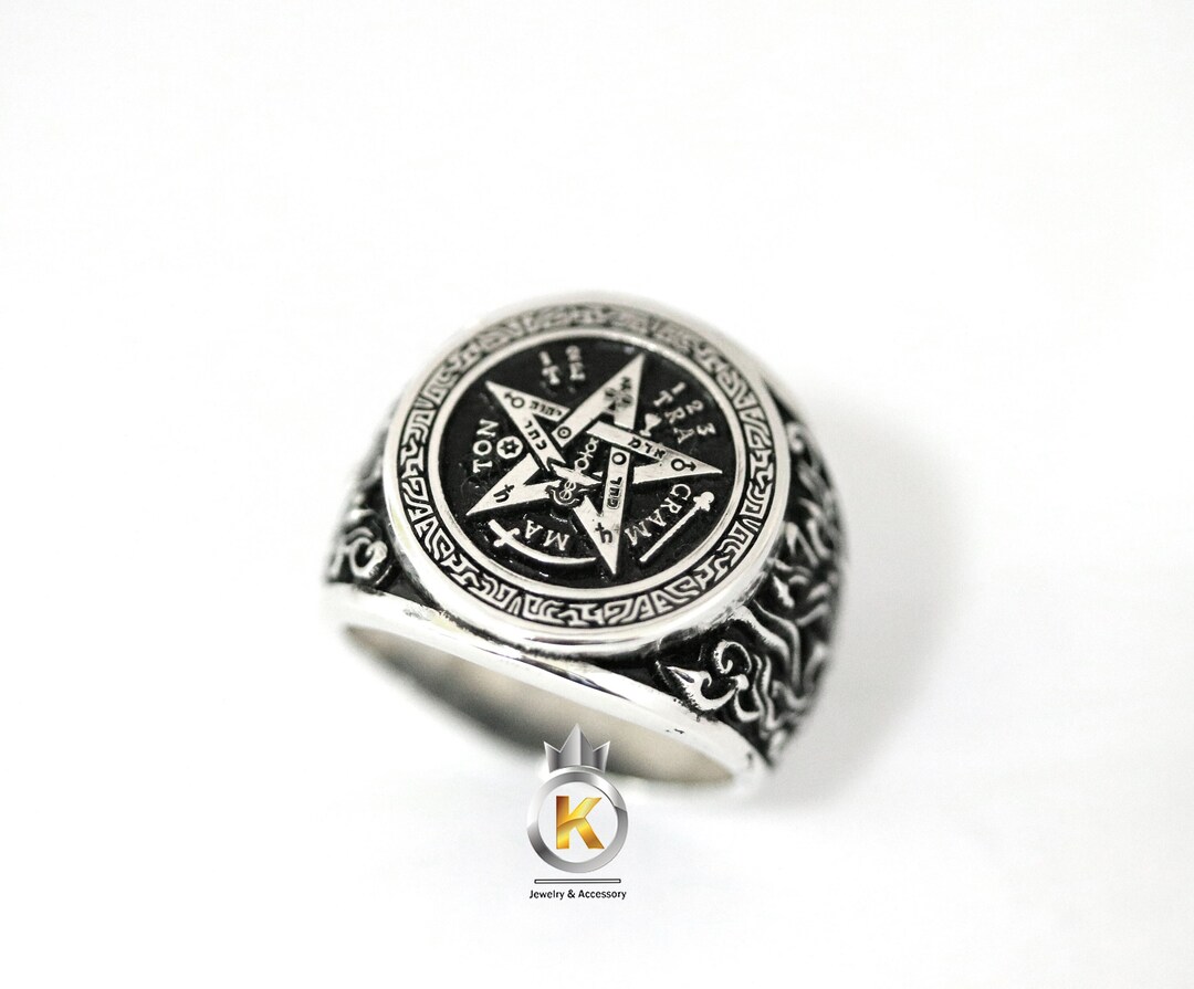Tetragrammaton Ring: Ancient Greek Silver 925 - Etsy