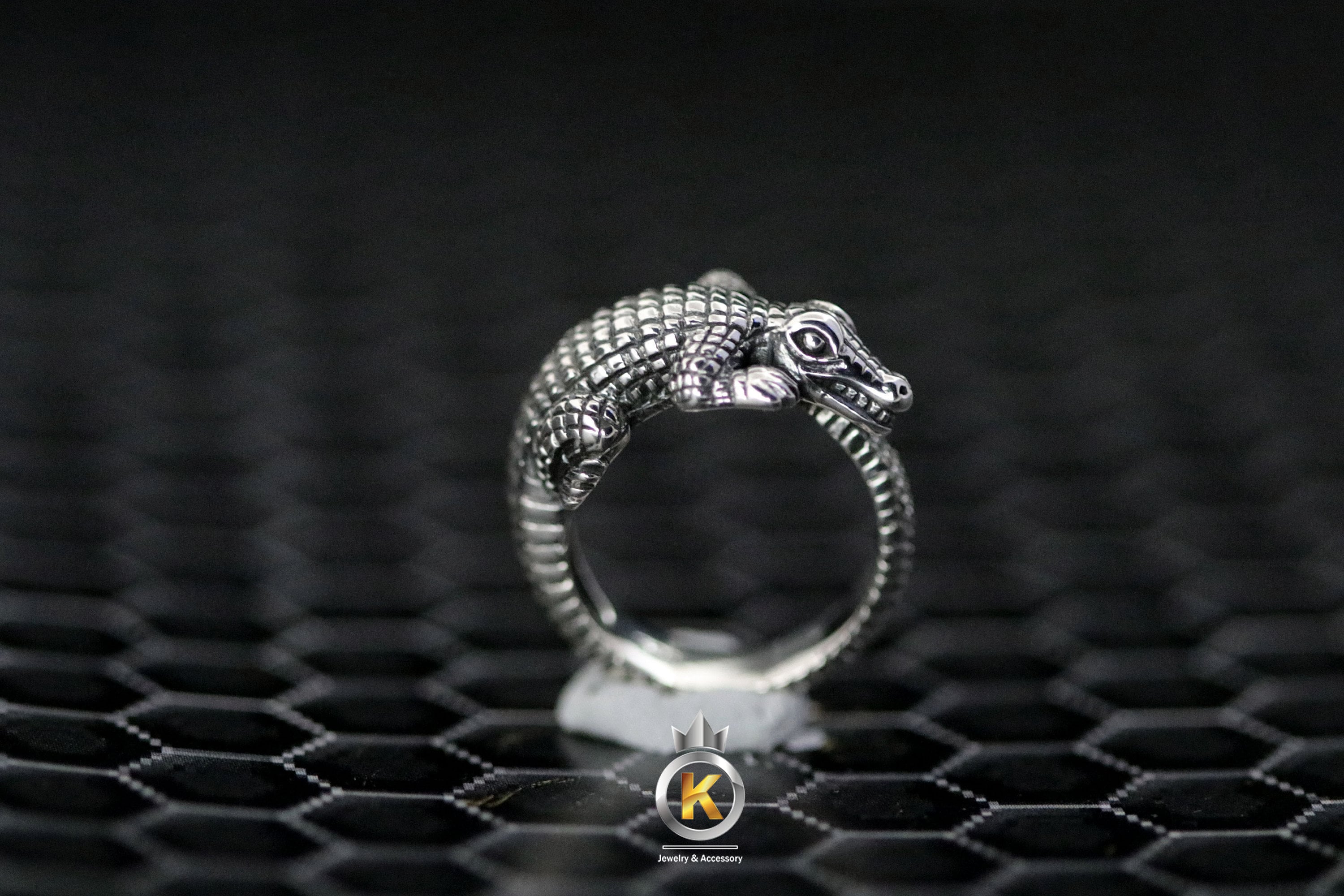 Crocodile Ring Baby Crocodile Ring Fashion Alligation Ring - Etsy UK
