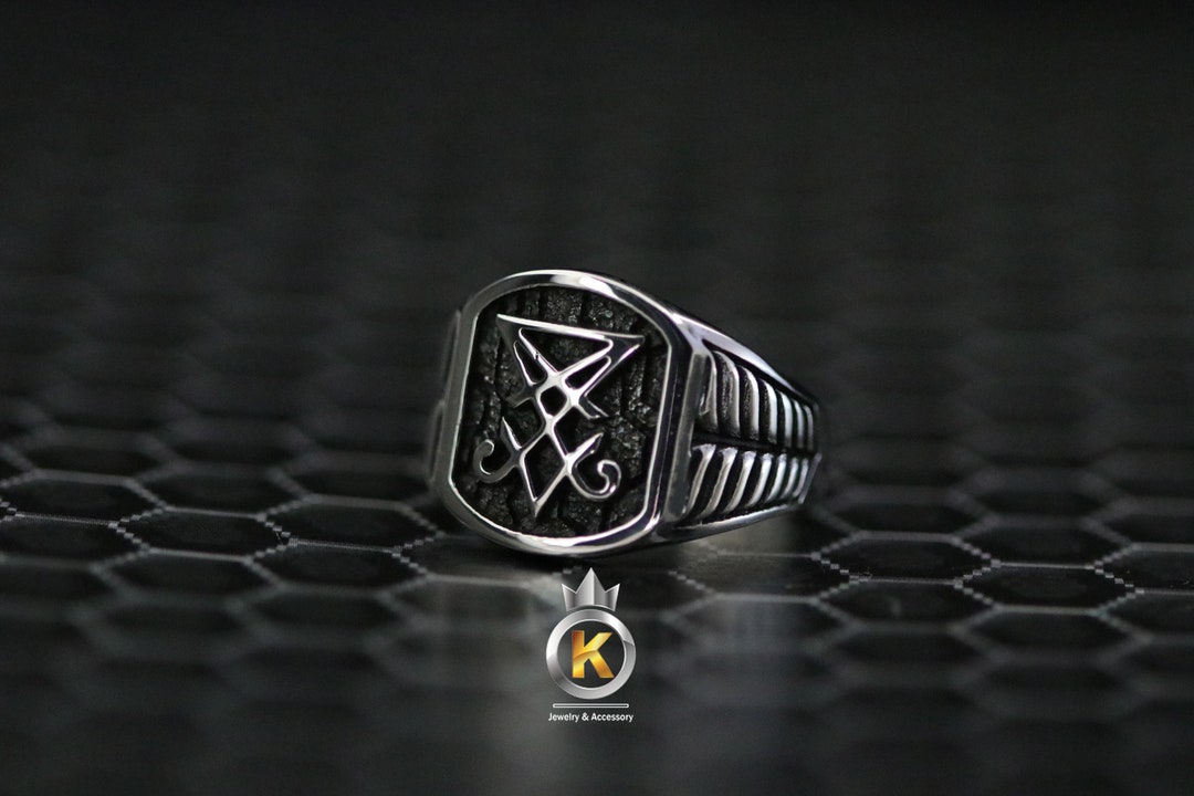Lucifer Ring Sigil of Lucifer Satan Lucifer Silver 925 Lucifer Ring - Etsy