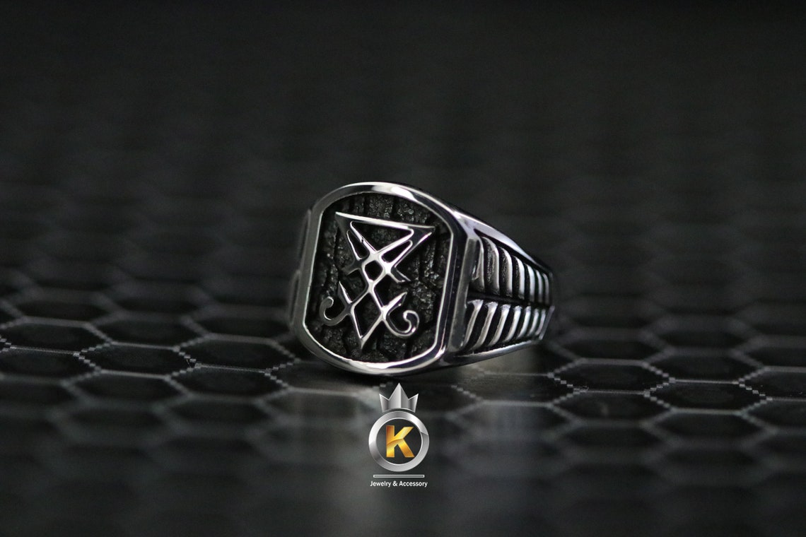 Lucifer Ring Sigil of Lucifer Satan Lucifer Silver 925 Lucifer - Etsy