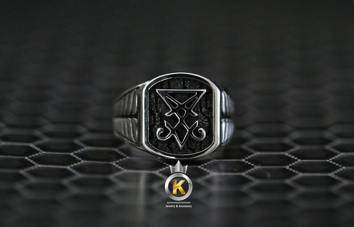 Lucifer Ring Sigil of Lucifer Satan Lucifer Silver 925 Lucifer - Etsy