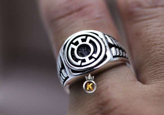 Anillo De Bodas Con Linterna Azul 11 Unids/set Multi Antiguo Vintage