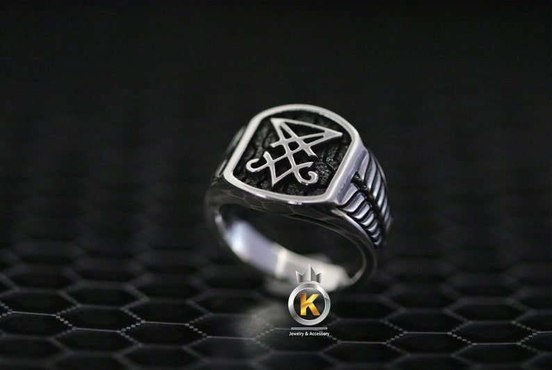 Lucifer Ring Sigil of Lucifer Satan Lucifer Silver 925 Lucifer | Etsy