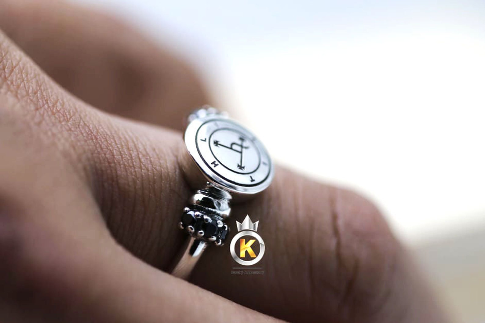 Lilith Signet Ring Minimal Lilith Ring Women Lilith Ring | Etsy