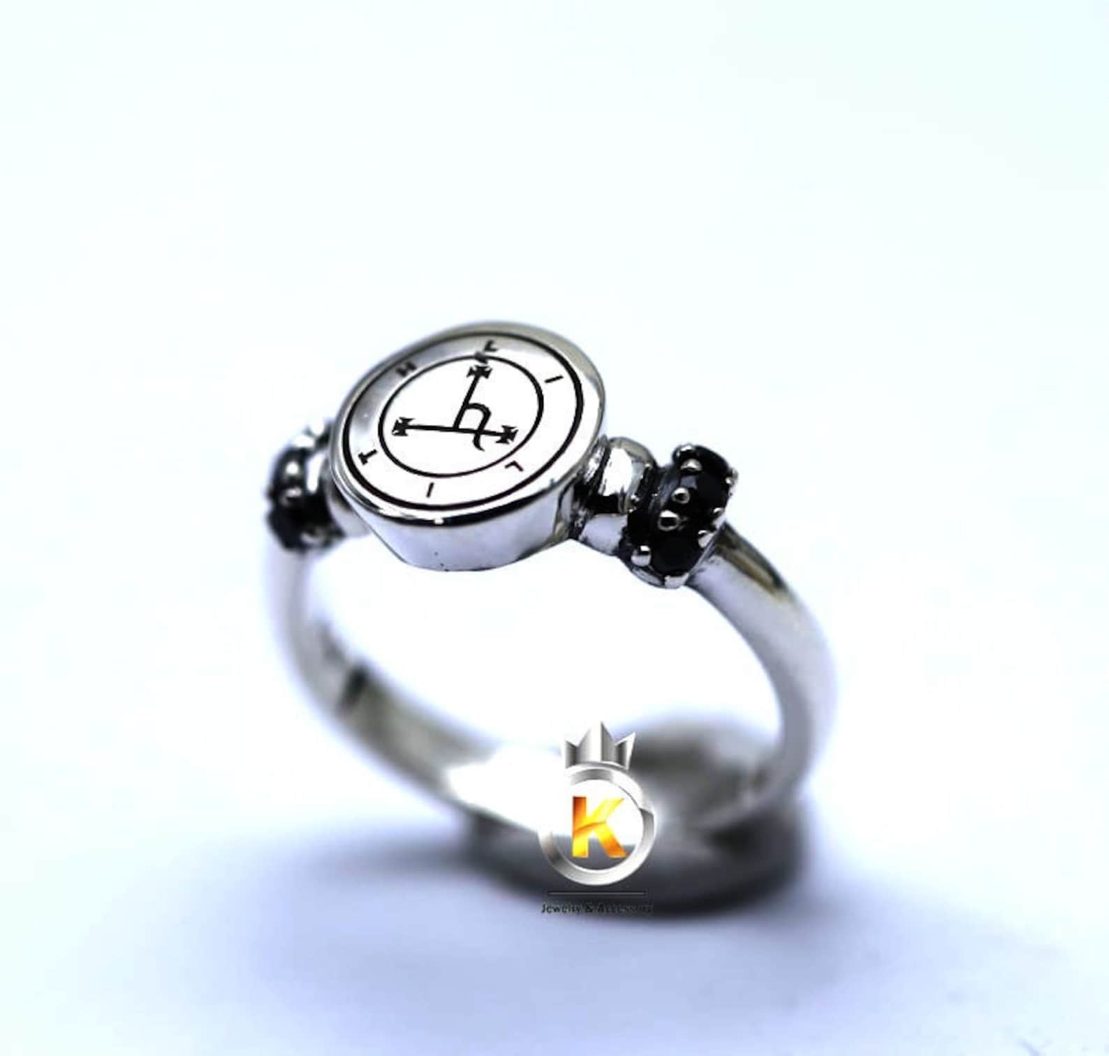 Lilith Signet Ring Minimal Lilith Ring Women Lilith Ring - Etsy