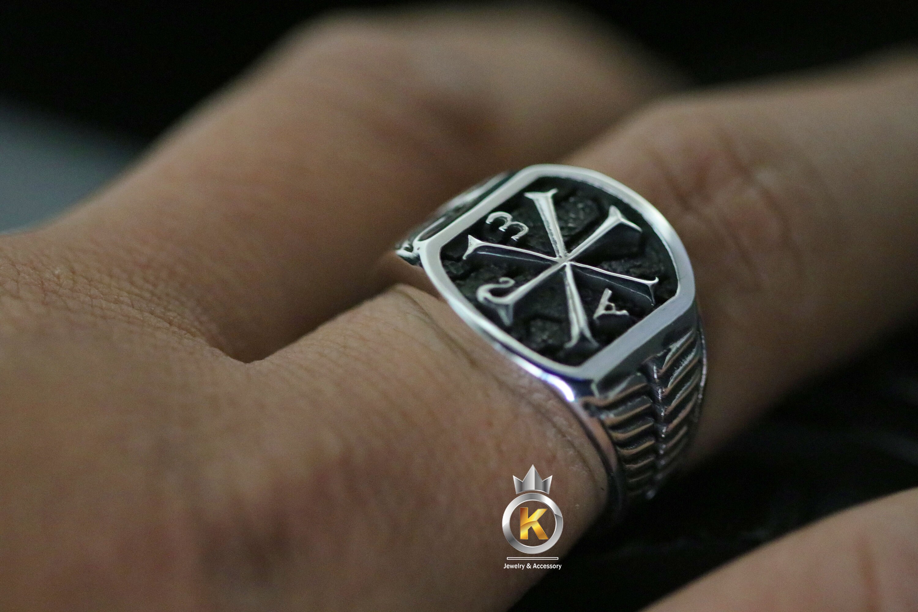 Chi Rho Ring Chrismon Ring Christogram Ring Silver 925 Chi Rho - Etsy