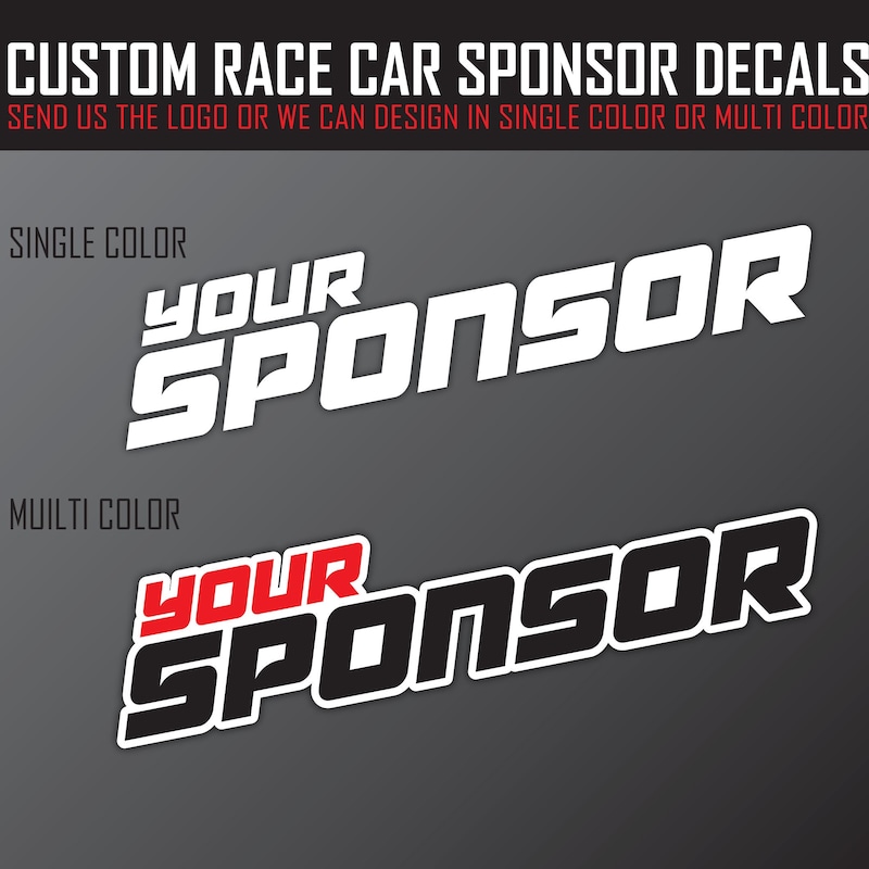 Sponsor Stickers for Car - Etsy
