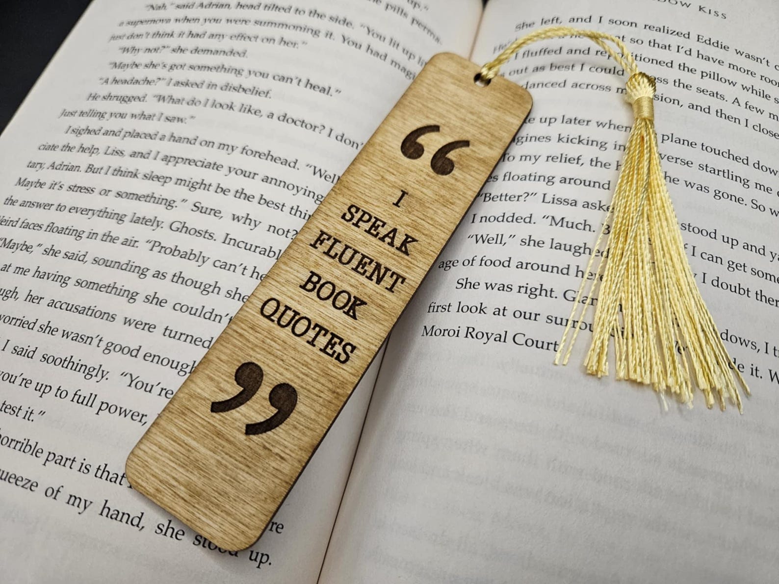10 Bookish Bookmarks VOL4, Funny Bookmarks, Snarky Bookmarks Wooden ...