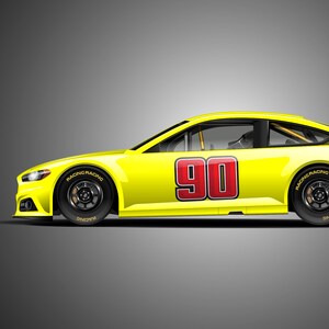 SET OF 2 Custom Race Numbers - Custom Number Decals - Racing - Car ...