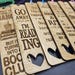 10 Bookish Bookmarks VOL2, Funny Bookmarks, Snarky Bookmarks Wooden ...