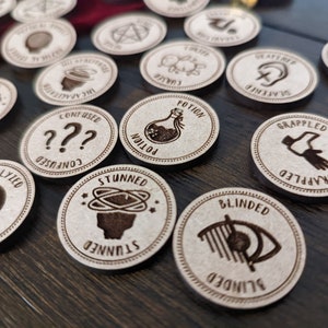 DND Effects Token Kit - DND Fantasy Inspired - Dungeon Master - Table ...