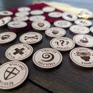 DND Effects Token Kit - DND Fantasy Inspired - Dungeon Master - Table ...