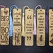 10 Bookish Bookmarks VOL4, Funny Bookmarks, Snarky Bookmarks Wooden ...