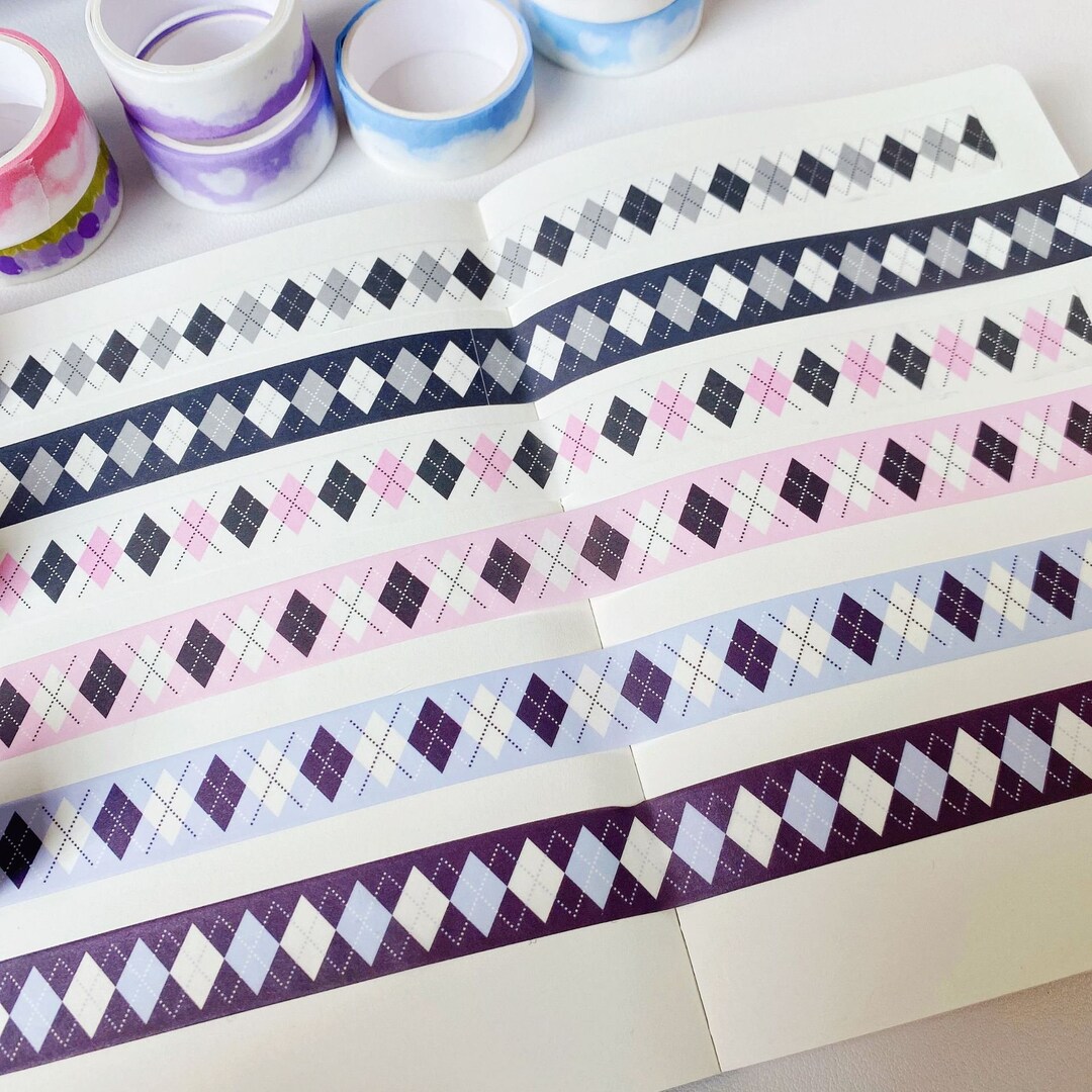 Plaid Washi Tape, Scrapbooking Deco Washi Tape - Etsy