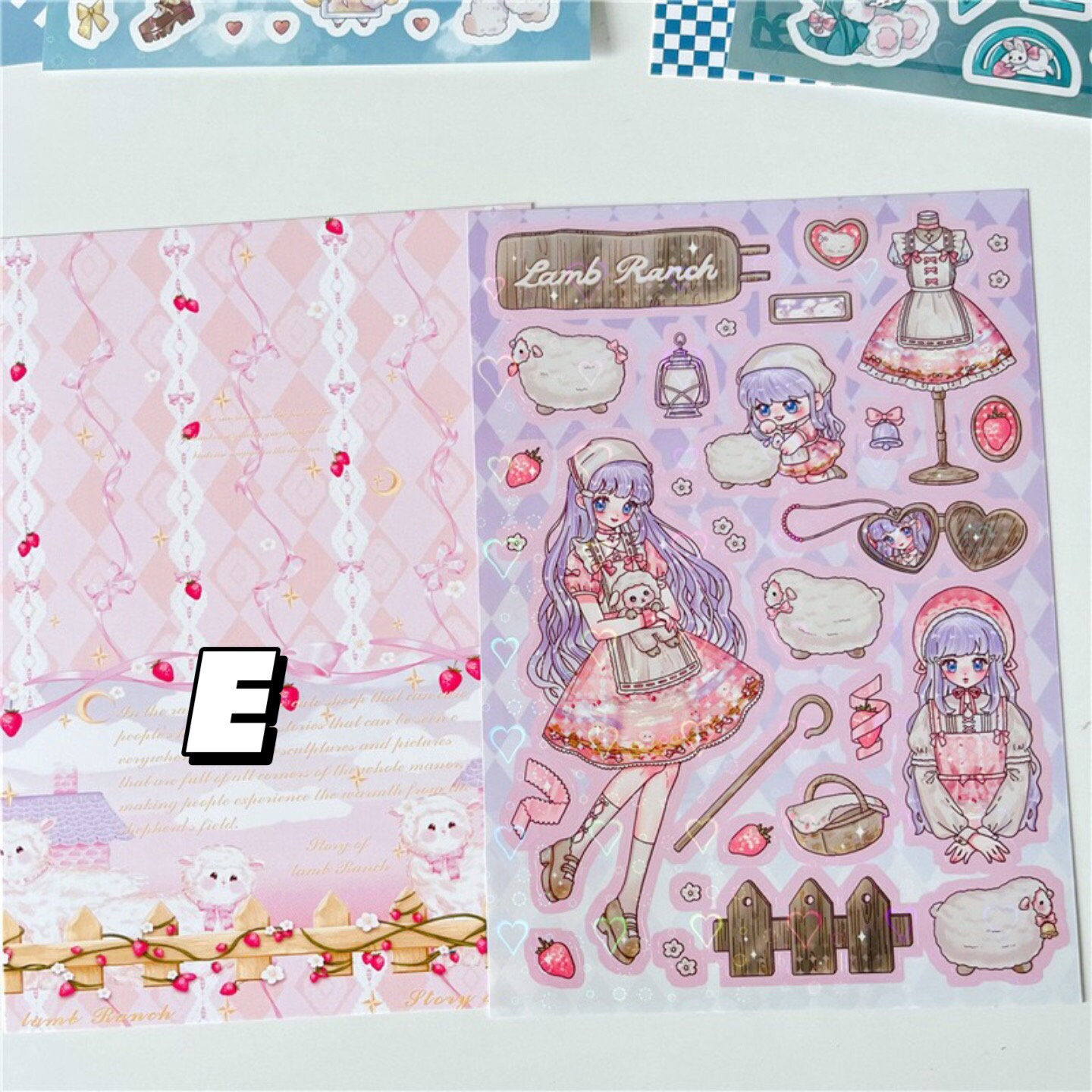 Kawaii Anime Girl Sticker Sheet JK Fashion Cute Girl Sticker - Etsy