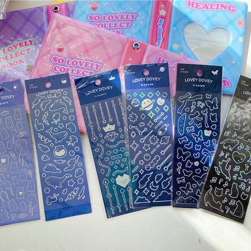 Kawaii Toploader Stickers Hologram Deco Sticker Sheet - Etsy