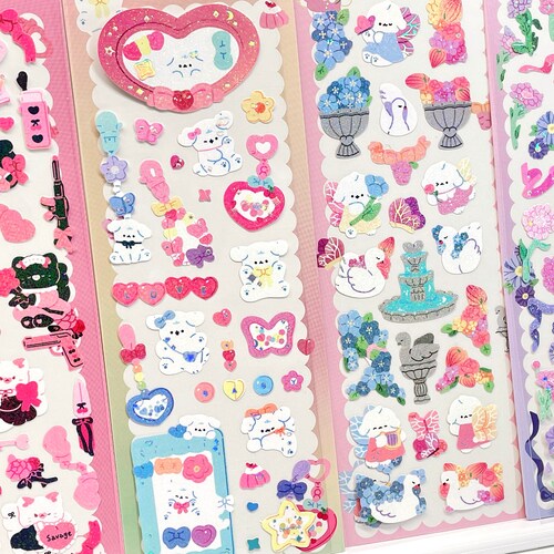 Polco Kawaii Bunny Toploader Sticker Cute Fairy Cat Sticker - Etsy