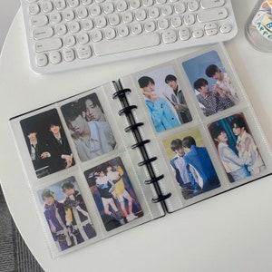 3 Inch Kpop Photo Album, 20 Sheets Refill Pages RINGNOTE Photo Collect ...