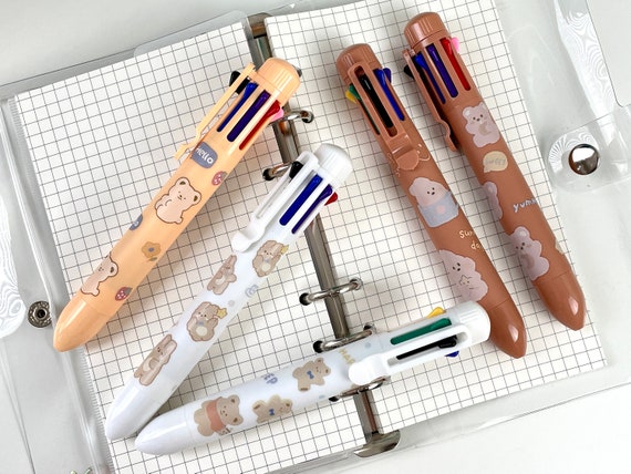 8 Colors Ballpoint Pen Multi Color Changing Pen School and - Etsy