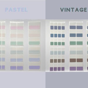 Pastel Color Toploader Index Tab, Sticky Book Tab Notes, Trading Card ...