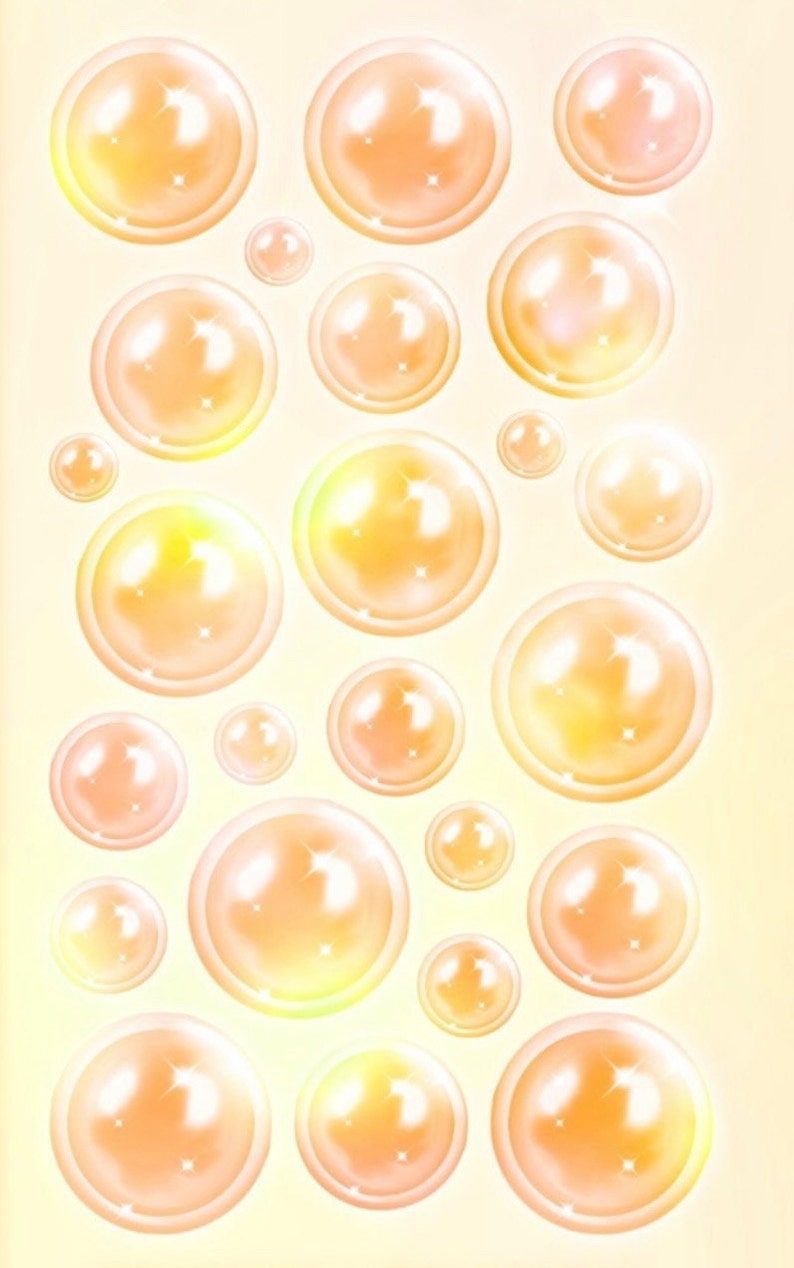 Holographic Bubble Deco Sticker Sheet Card Making Deco - Etsy