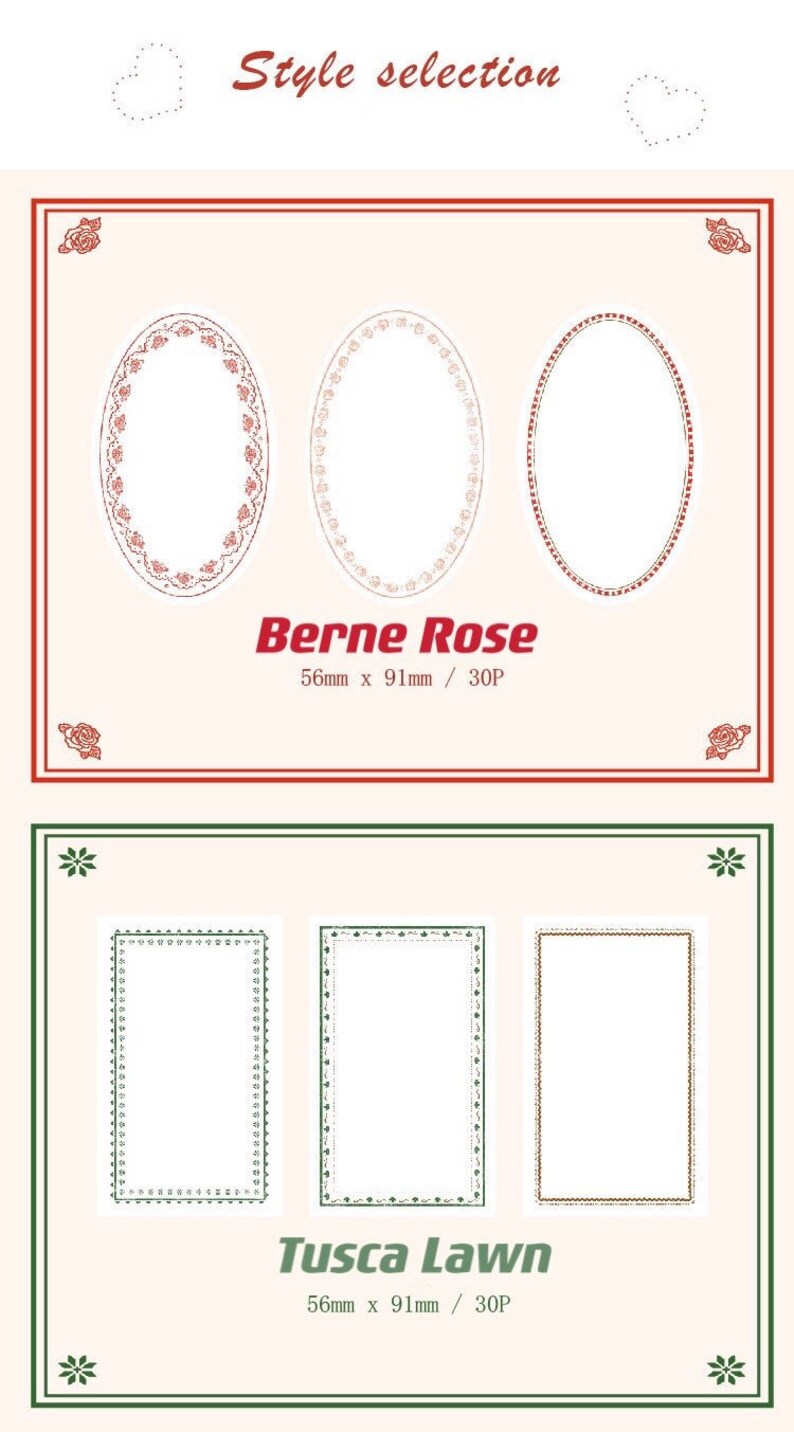 Vintage Style Border Paper Lace Frame Deco Paper - Etsy