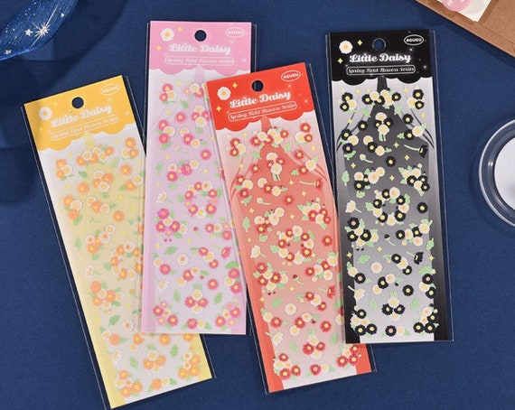 Stickers bling bling sticker toploader deco sticker Lily flower deco ...