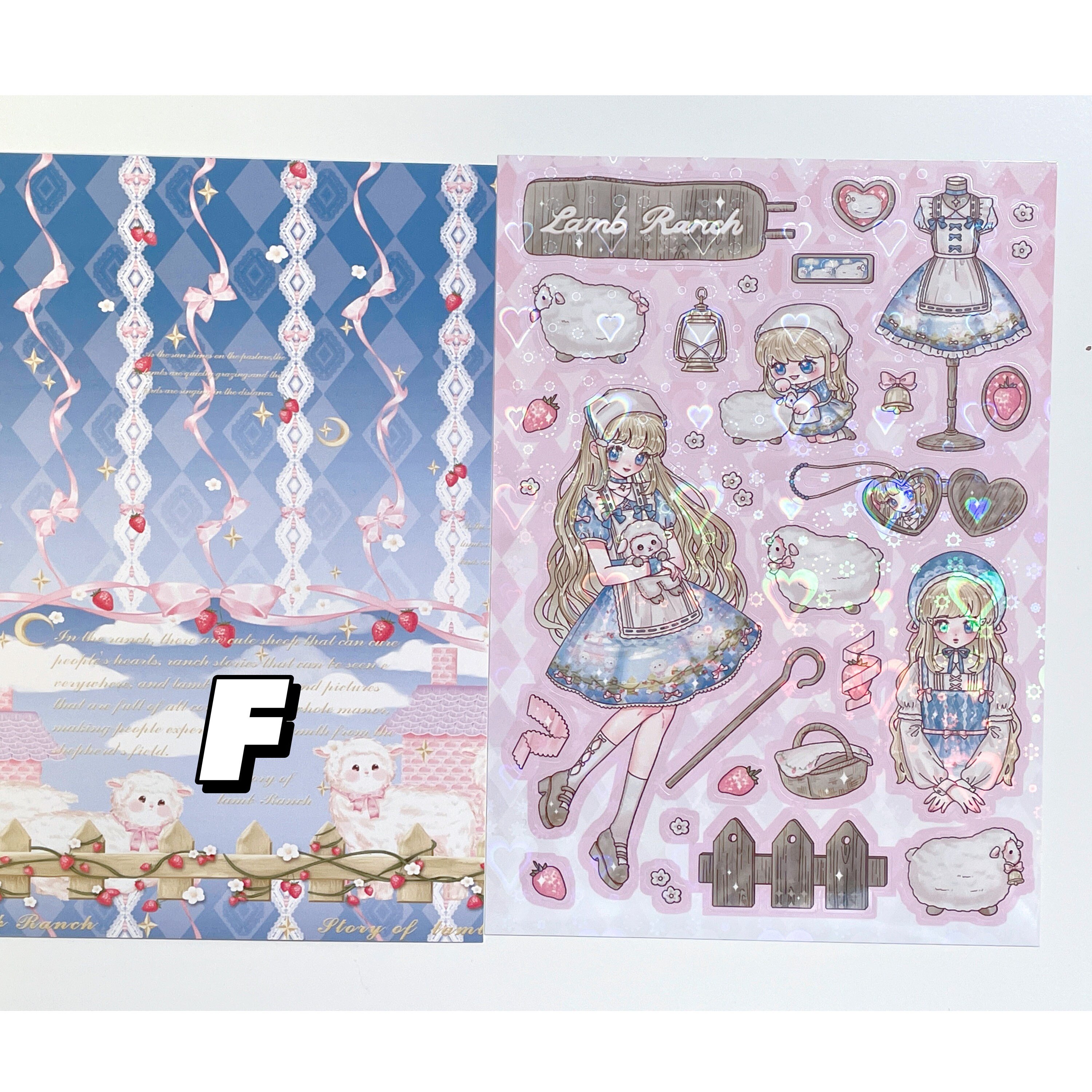 Kawaii Anime Girl Sticker Sheet JK Fashion Cute Girl Sticker - Etsy