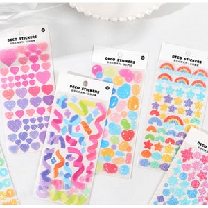 Bling Bling Deco Sticker, Rainbow, Star, Letter, Heart Decoration ...