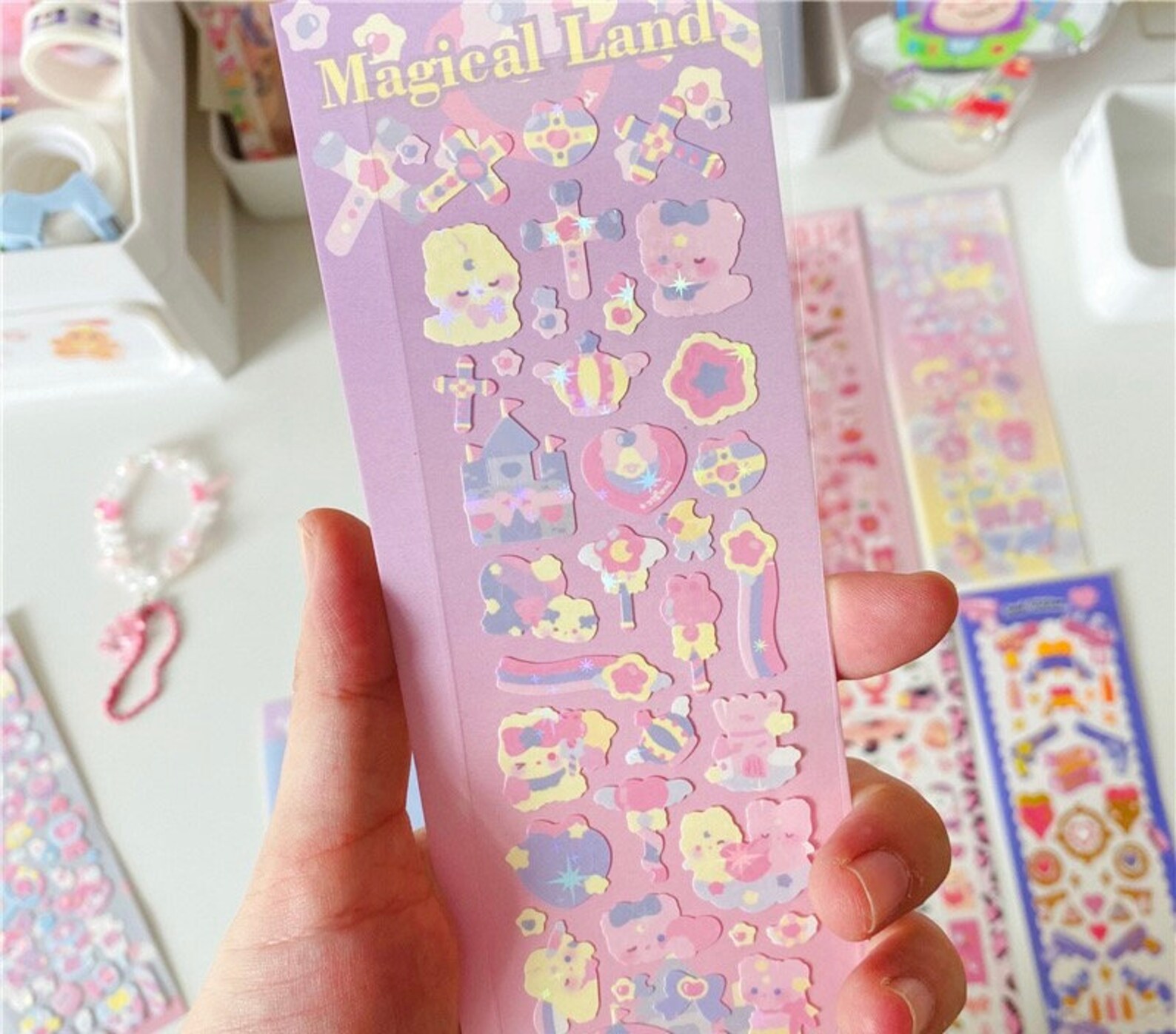 Cute Bling Bling Bunny Deco Sticker Cute Hospital Sweet - Etsy