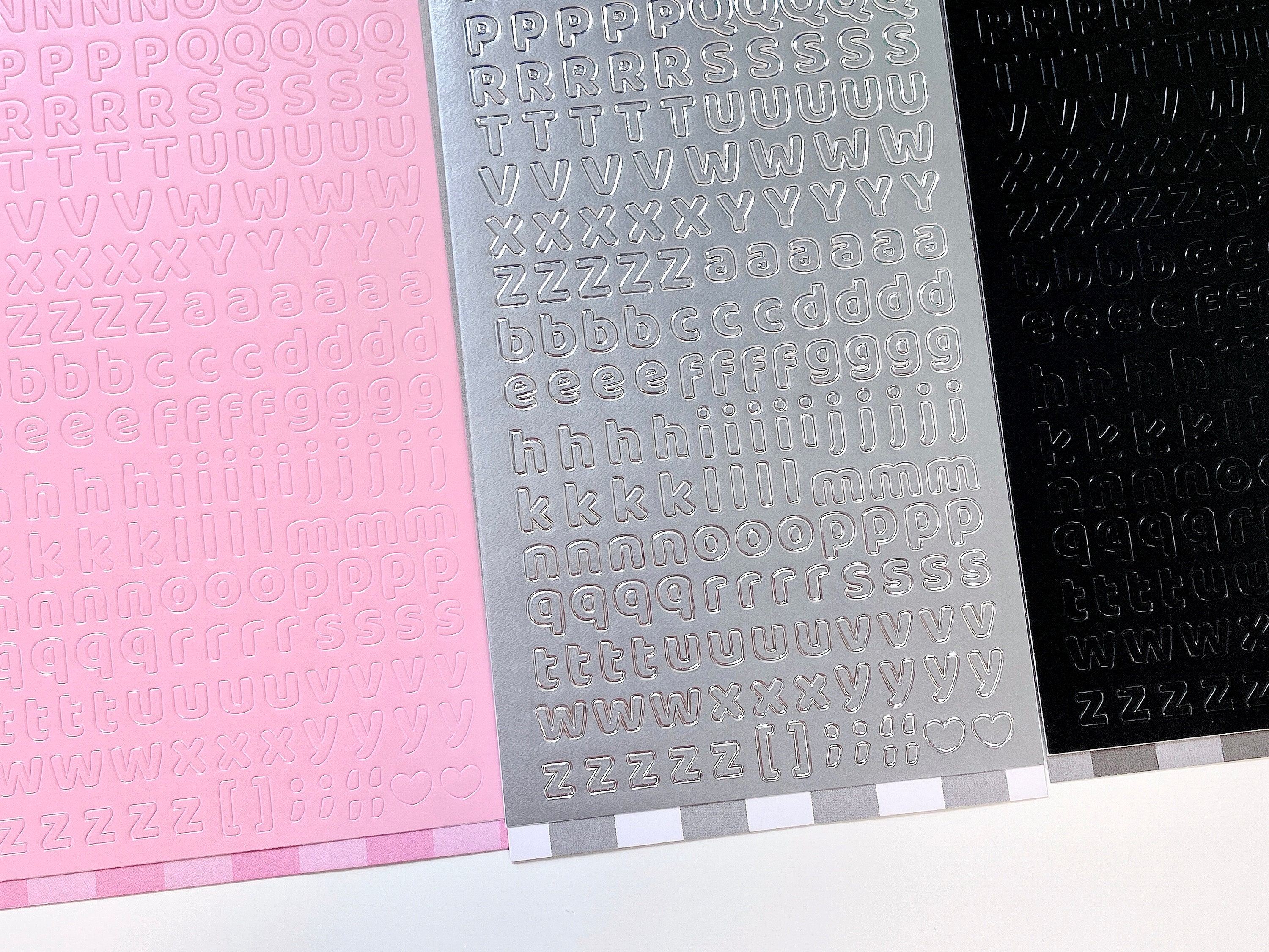 Cute Round Alphabet English Letter Deco Sticker Sheet Kpop - Etsy Australia