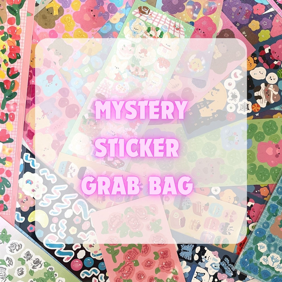 Mystery Cute Toplaoder Deco Sticker Grab Bag, Kawaii Animal Ribbon ...