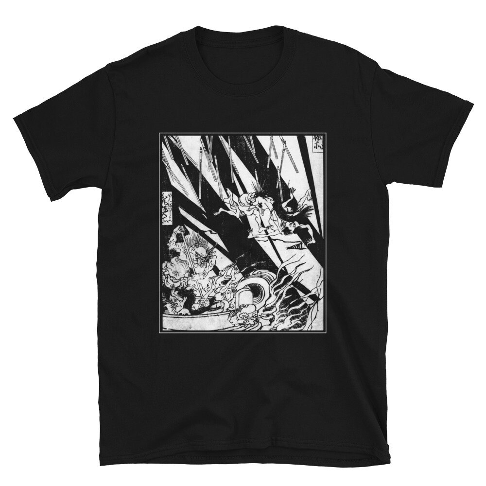 Ancient Japanese Art Raining Swords Shirt, Japanese Traditional, 18th ...