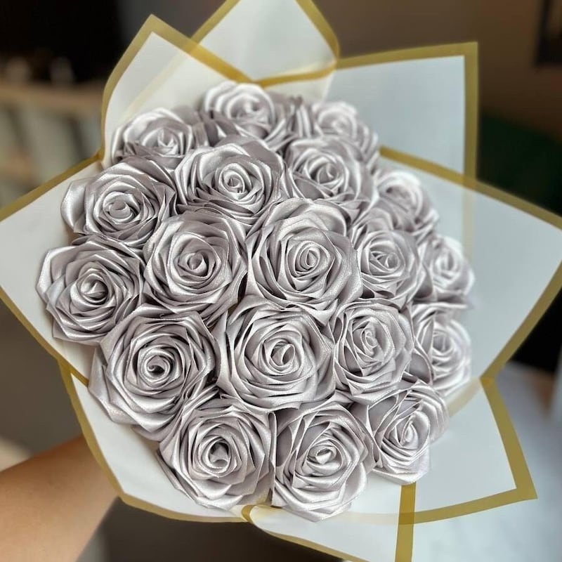 Glitter Roses Bouquet - Etsy UK