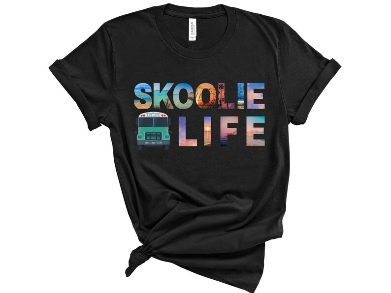 SKOOLIE SHIRT for COUPLES | Bus Life Shirt | School Bus Shirt for ...