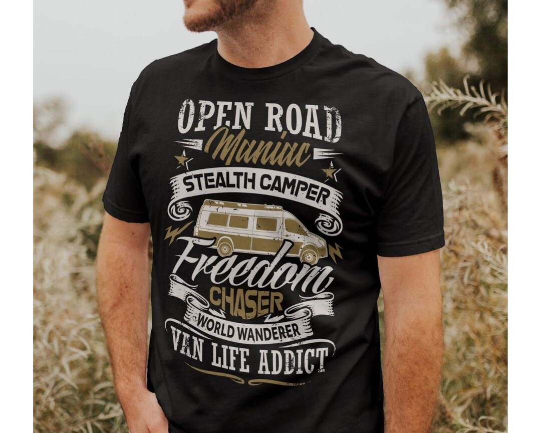 Van Life Shirt, Road Trip Shirt, Adventure Shirt, Vanlife, Campervan ...